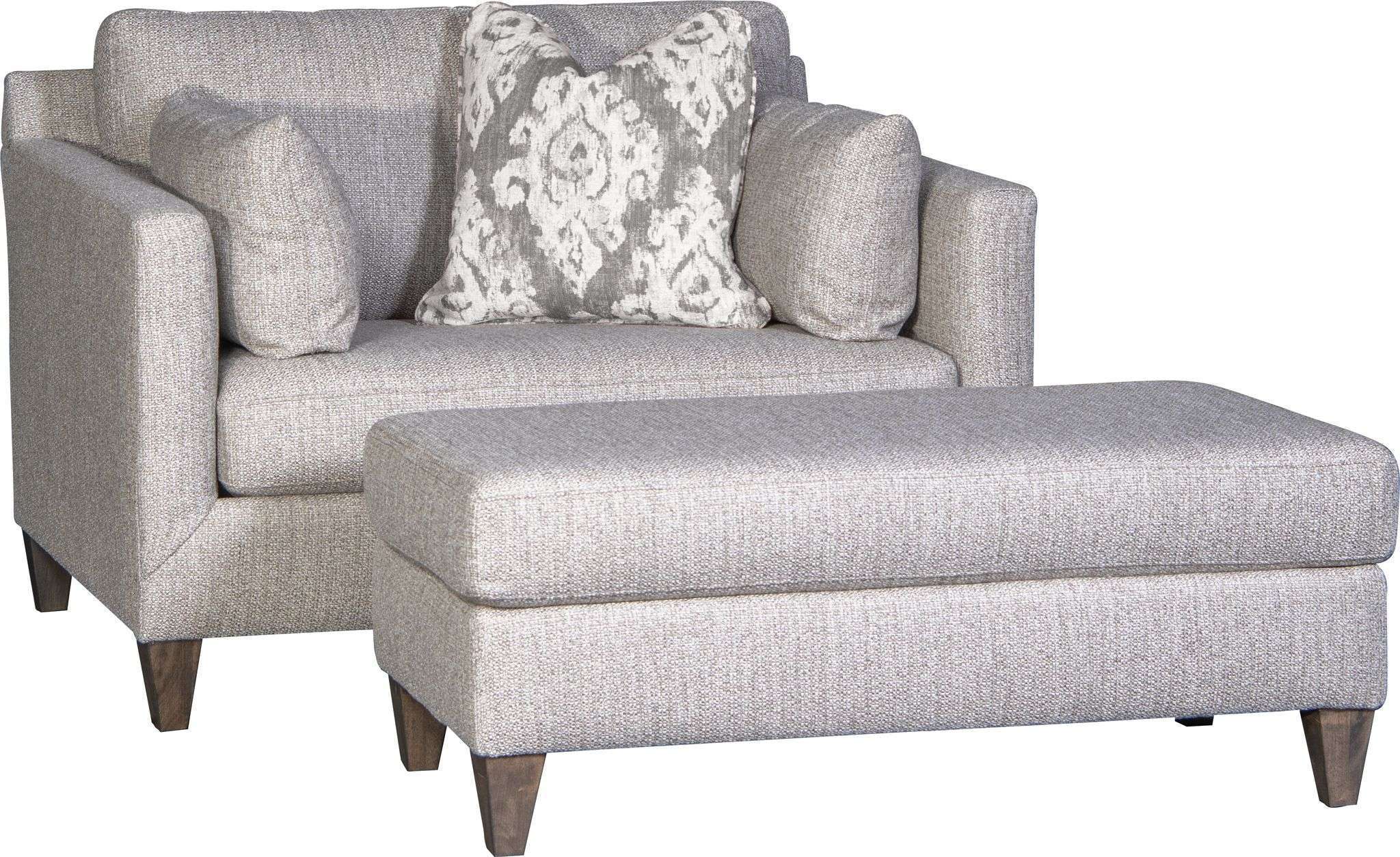 Mayo 3555F Chair in Zenith Steel with Straight, Black Legs without ...